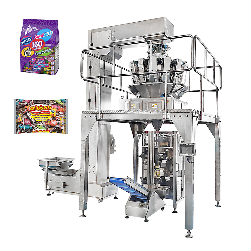 Automatic candy packing machine for soft candy, hard candy and gummy candy